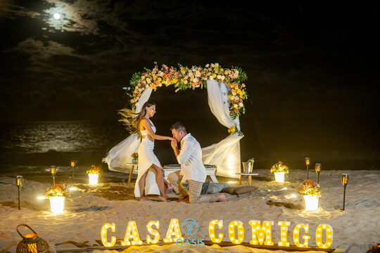 Pedido de casamento de Ariel & Paola | Porto de Galinhas Pernambuco ...